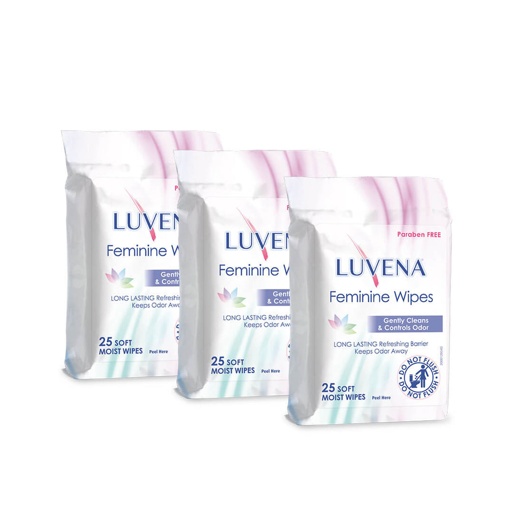 LUVENA Feminine Wipes (25 count pouch) – Luvena