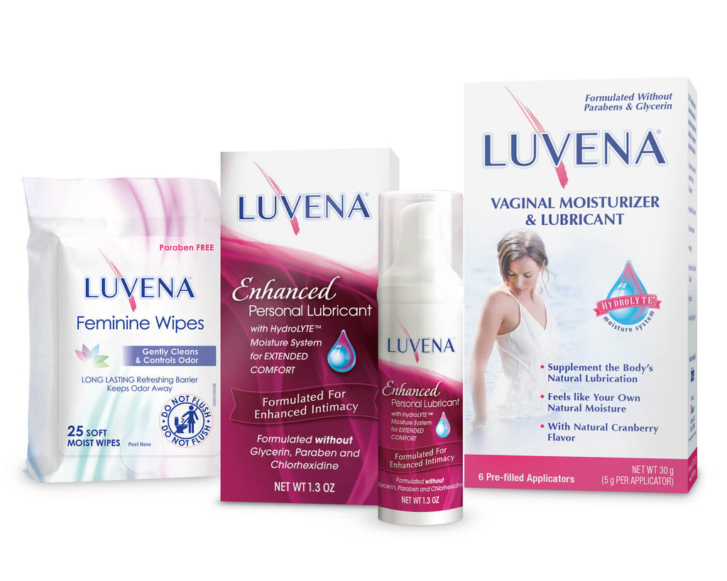 LUVENA Vaginal Moisturizer & Lubricant & LUVENA Enhanced Personal Lubr ...