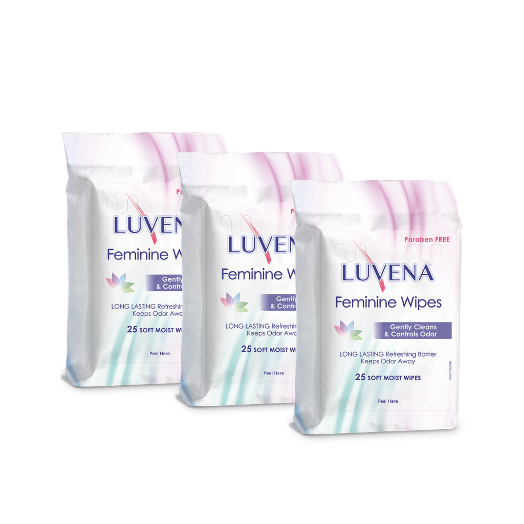 LUVENA Feminine Wipes (25 count pouch) – Luvena